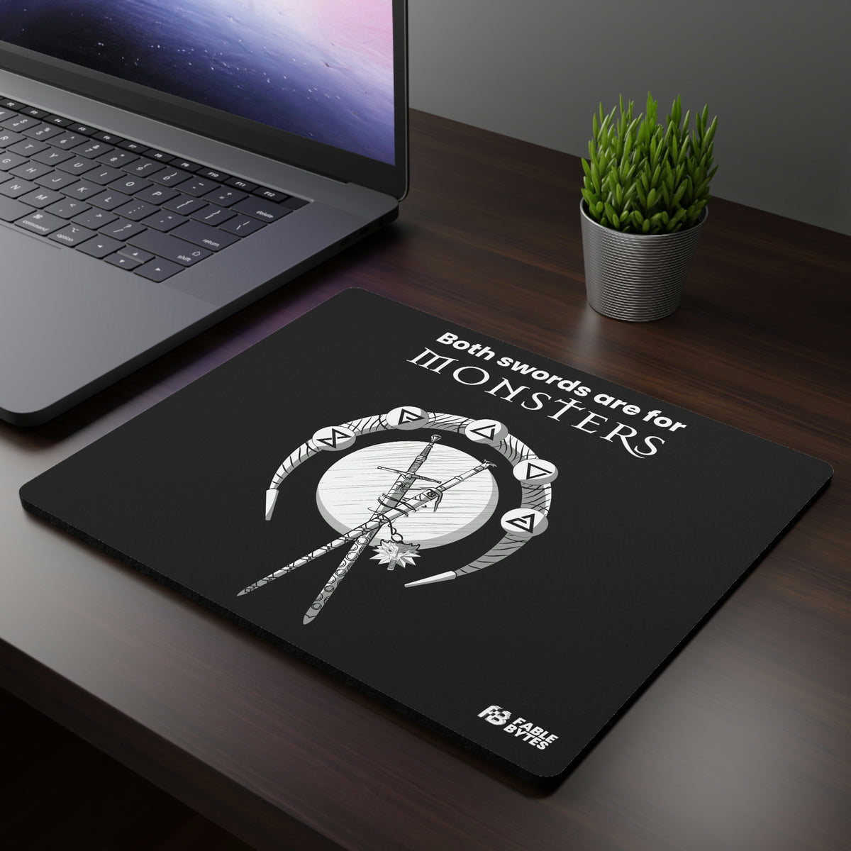 The Witcher - Swords - Rectangular Mouse Pad – Fable Bytes
